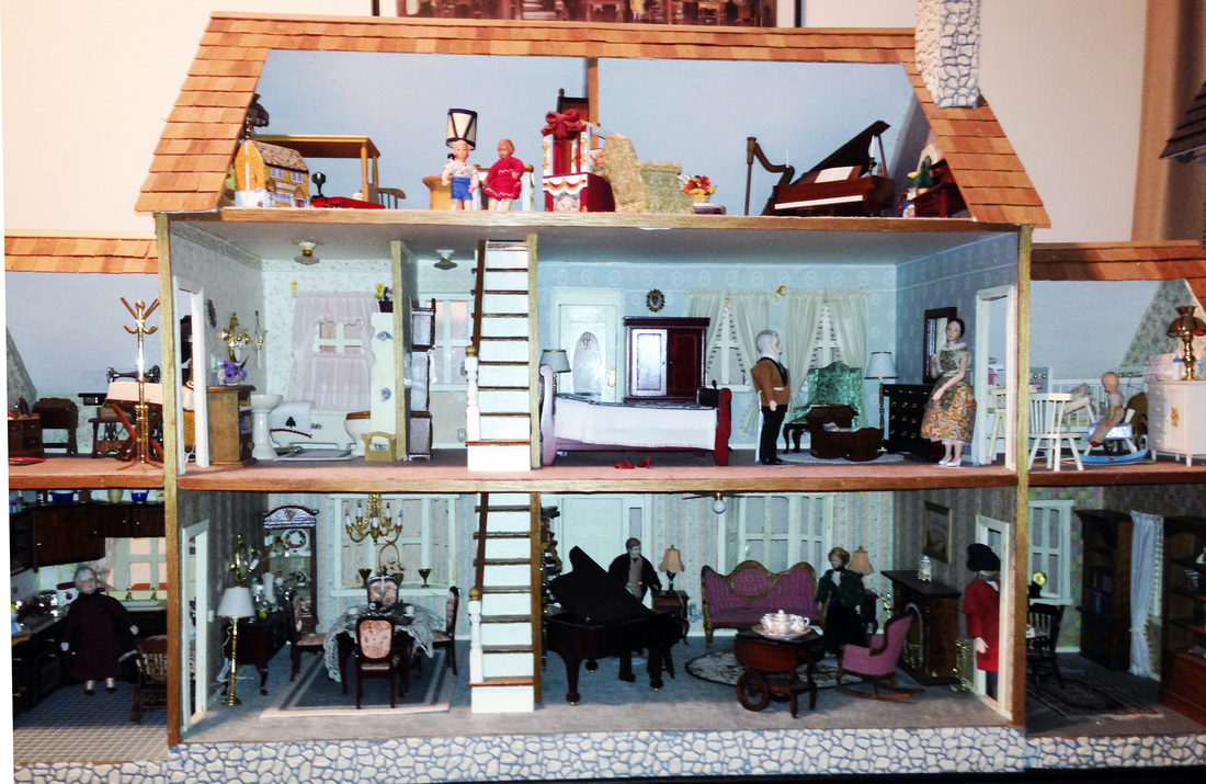 Southern Plantation - Nana's Dollhouses and Miniatures